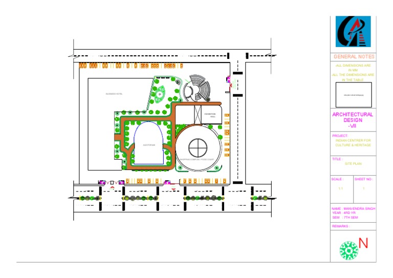 General Notes: Architectural Design - Vii | PDF