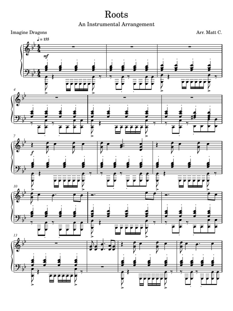 Imagine Dragons - Roots | PDF