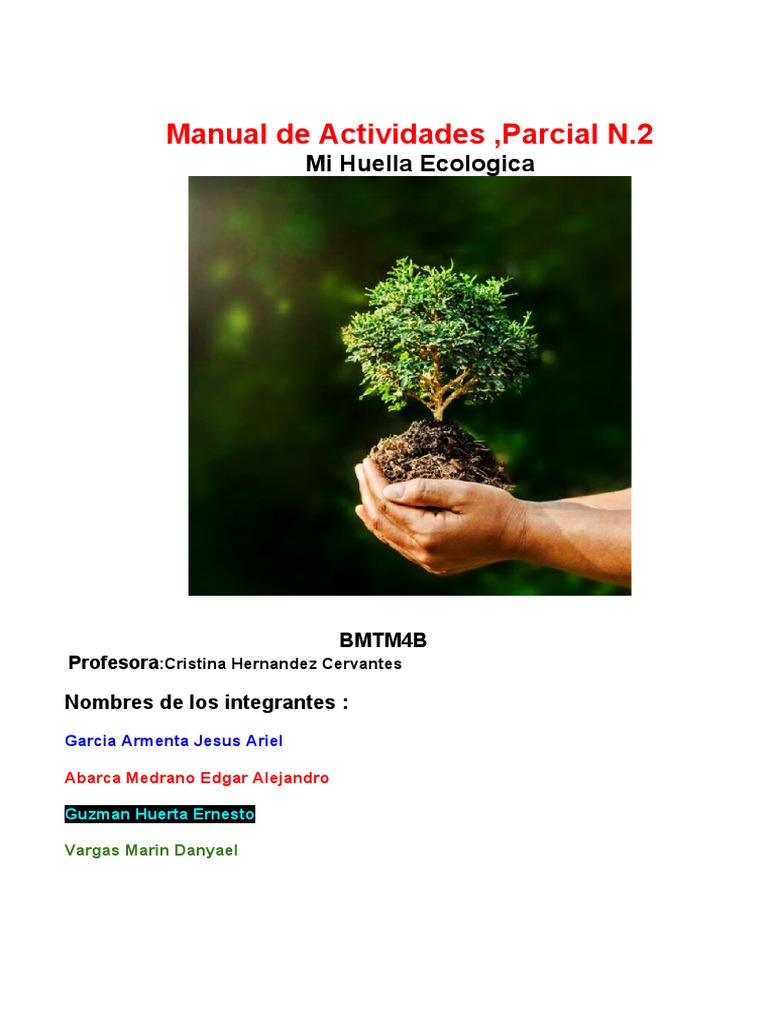 2 1 Manual De Ecología Segundo Parcial Alumno 1 Descargar Gratis Pdf