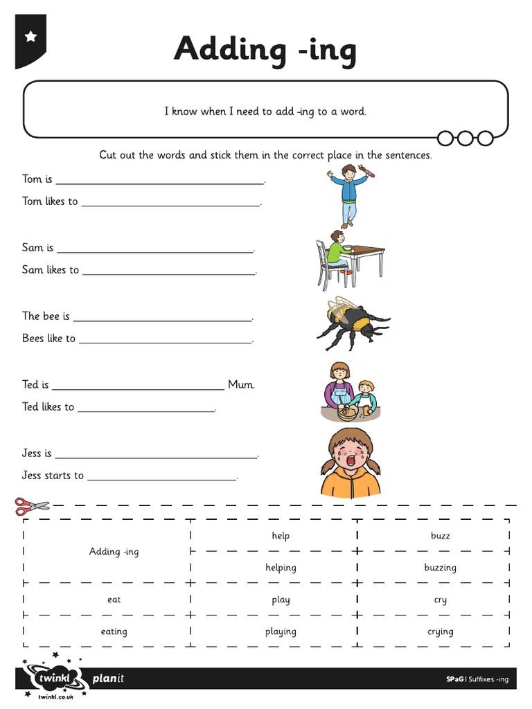 Activity Sheet Adding - Ing | PDF