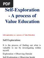 Self-Exploration, UHV | PDF | Experience | Behavior