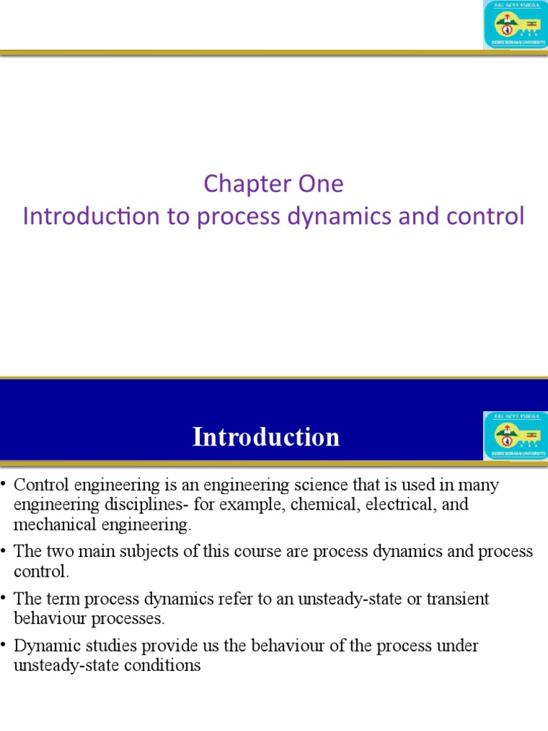 Introduction To Process Dynamics and Control | PDF | Control Theory ...