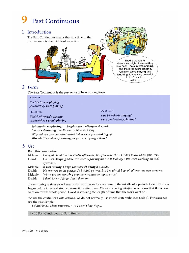 Past Continuous | PDF