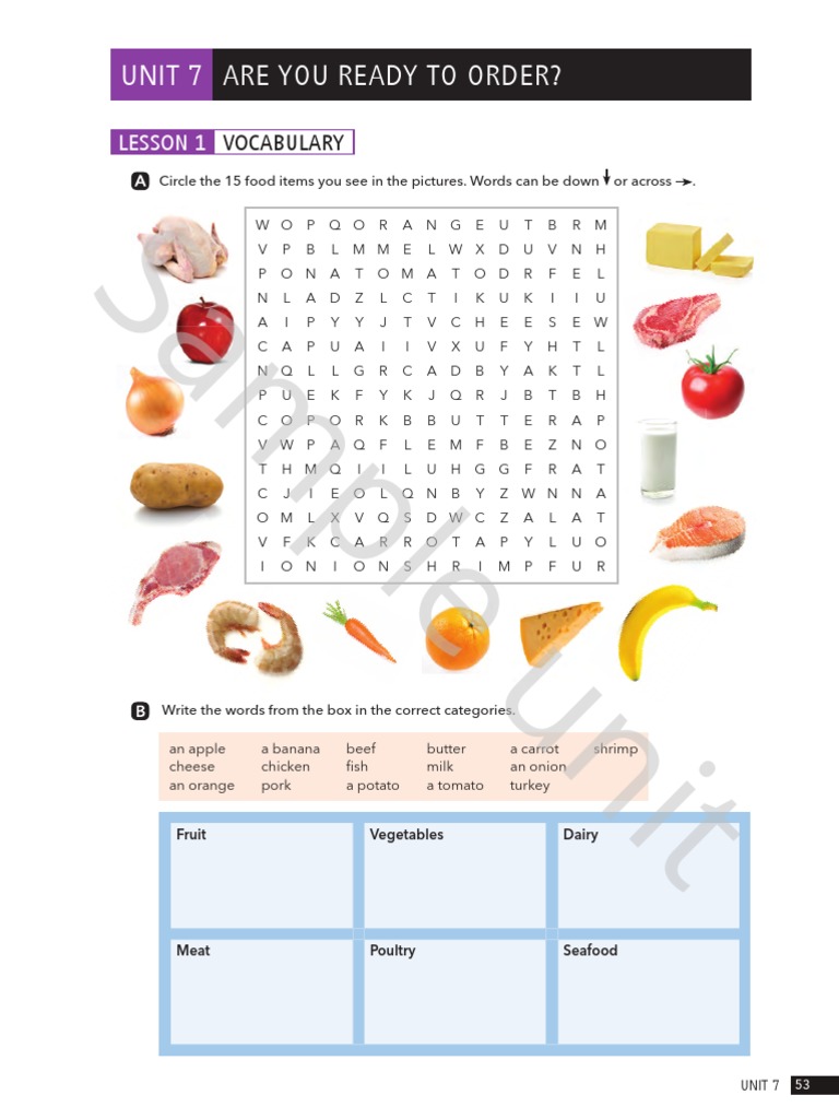 StartUp Level1 Workbook Unit7 | PDF