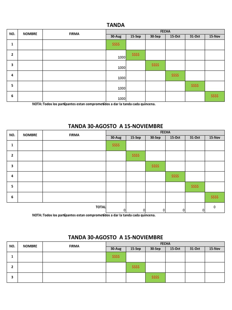 TANDA | PDF