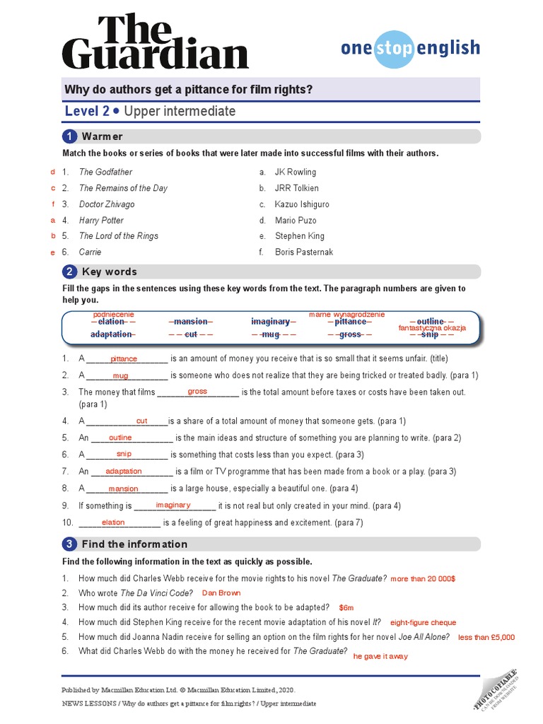 Upper Intermediate: Level 2 | PDF | Verb | Linguistics