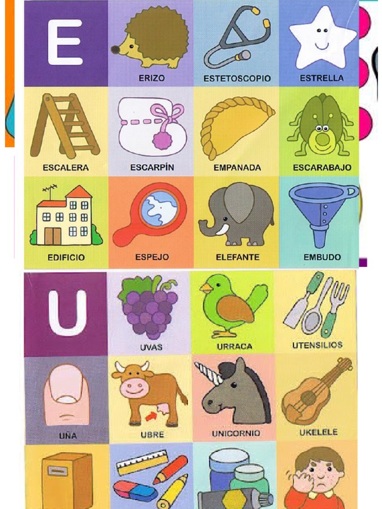 PALABRAS CON LAS VOCALES | PDF