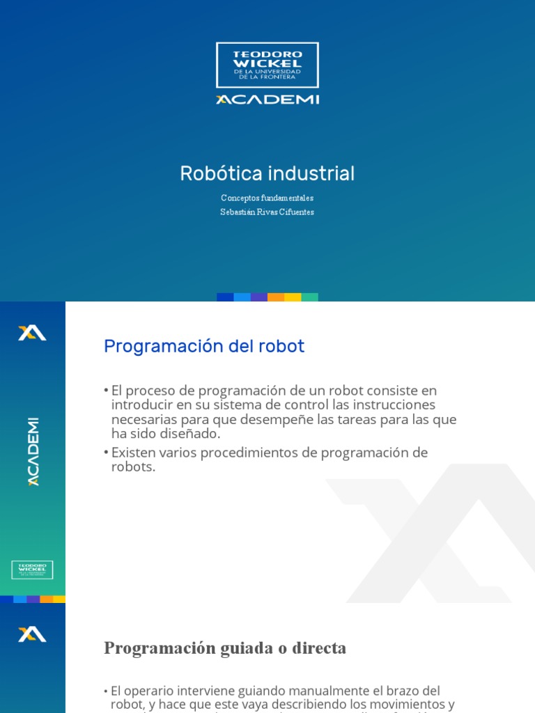 Programacion de Los Robot | PDF | Lenguaje de programación | Robótica
