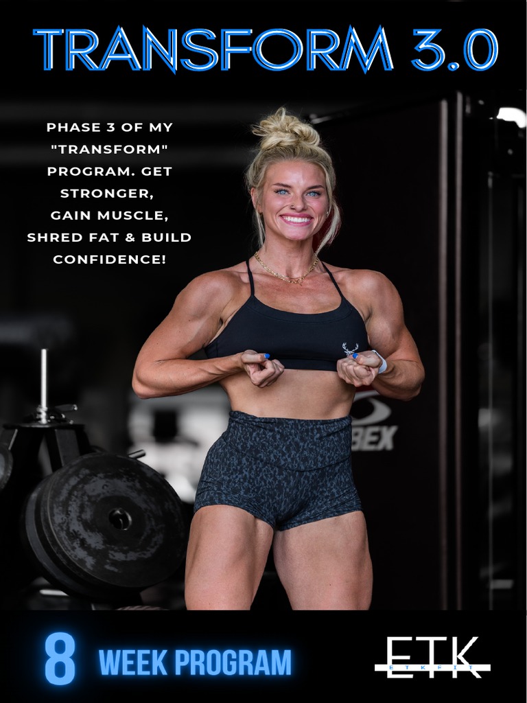 Erin Killeen Transform 3.0 | PDF | Weight Training | Weight