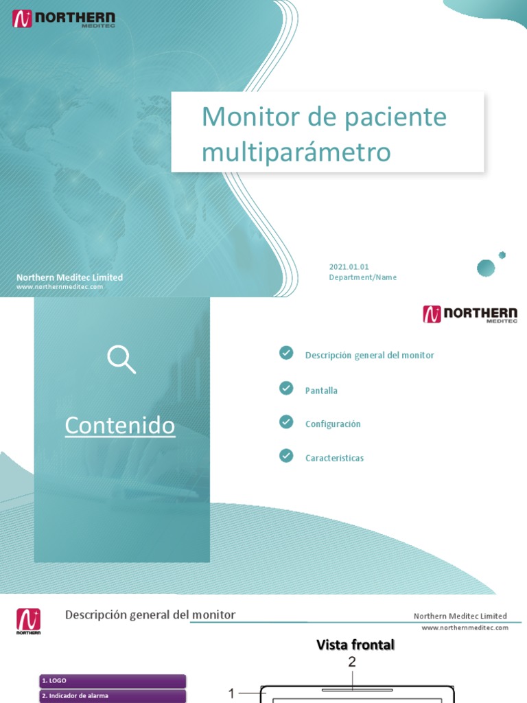 Presentación del monitor Northern Español | PDF | Presión sanguínea ...