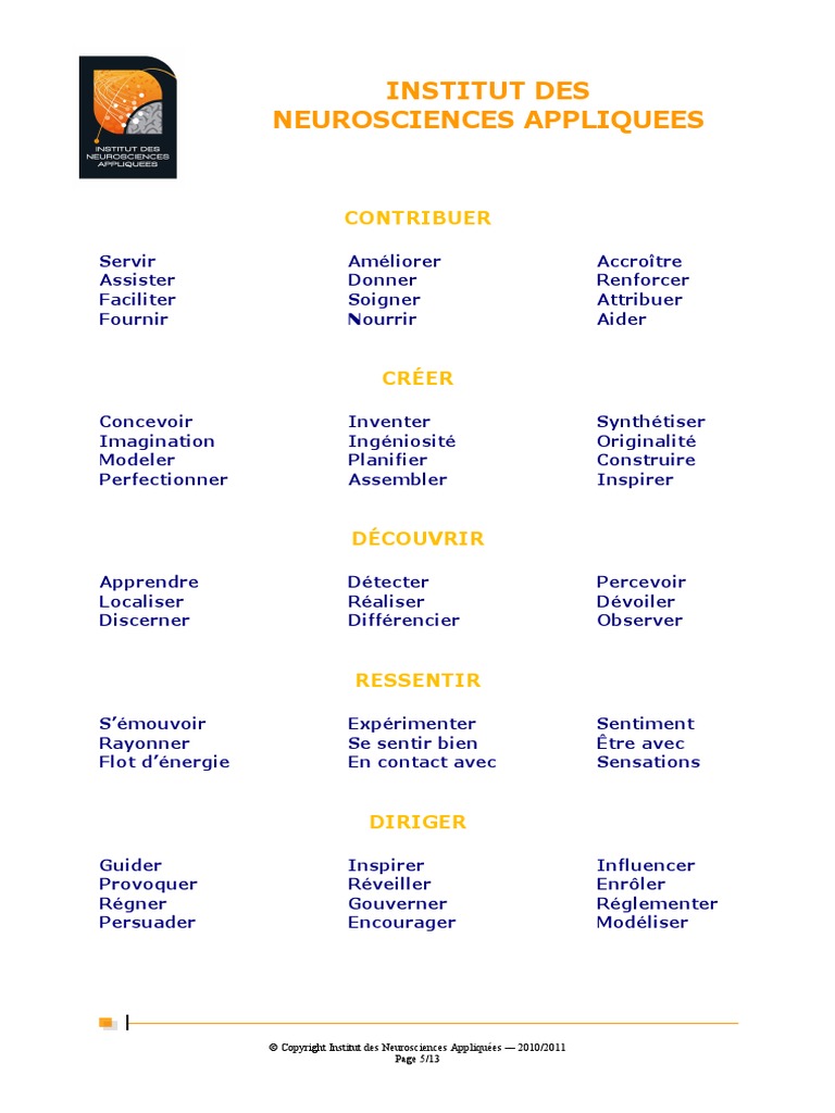 Liste Des Valeurs | PDF