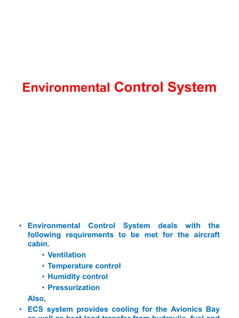 Environmental Control System | PDF | Ice | Air Conditioning