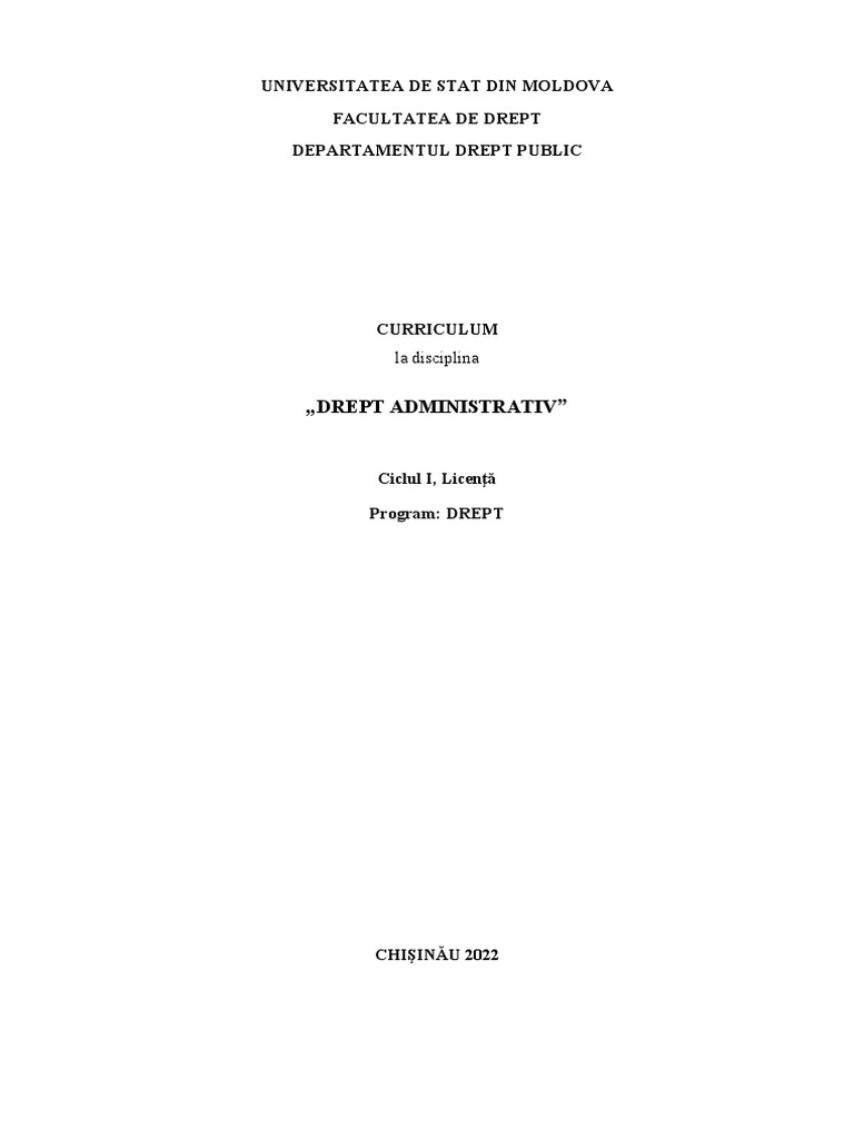 Curriculum DR Admin - vr0921 | PDF