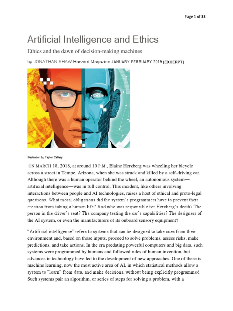 AI Ethics: Addressing Bias and Lack of Transparency | PDF | Artificial Intelligence ...