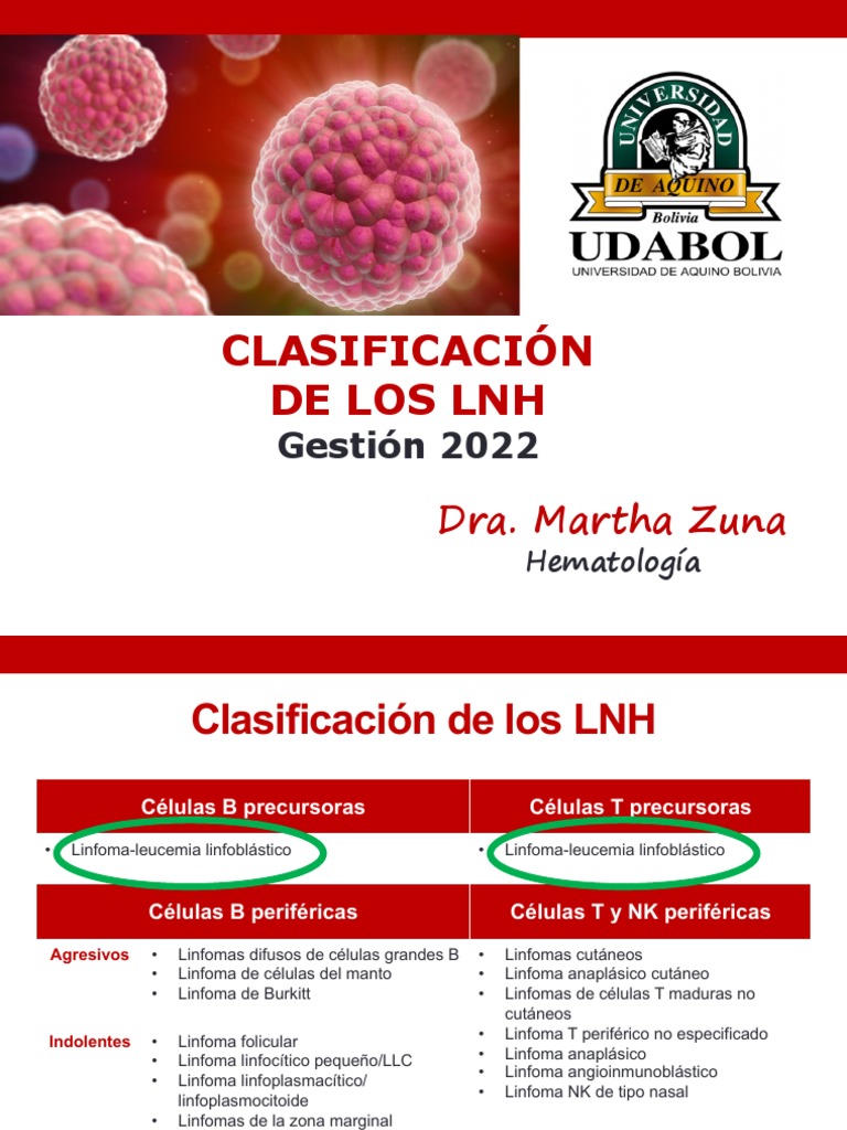 13B. Clasificación LNH | PDF | Linfoma | Linfocitos