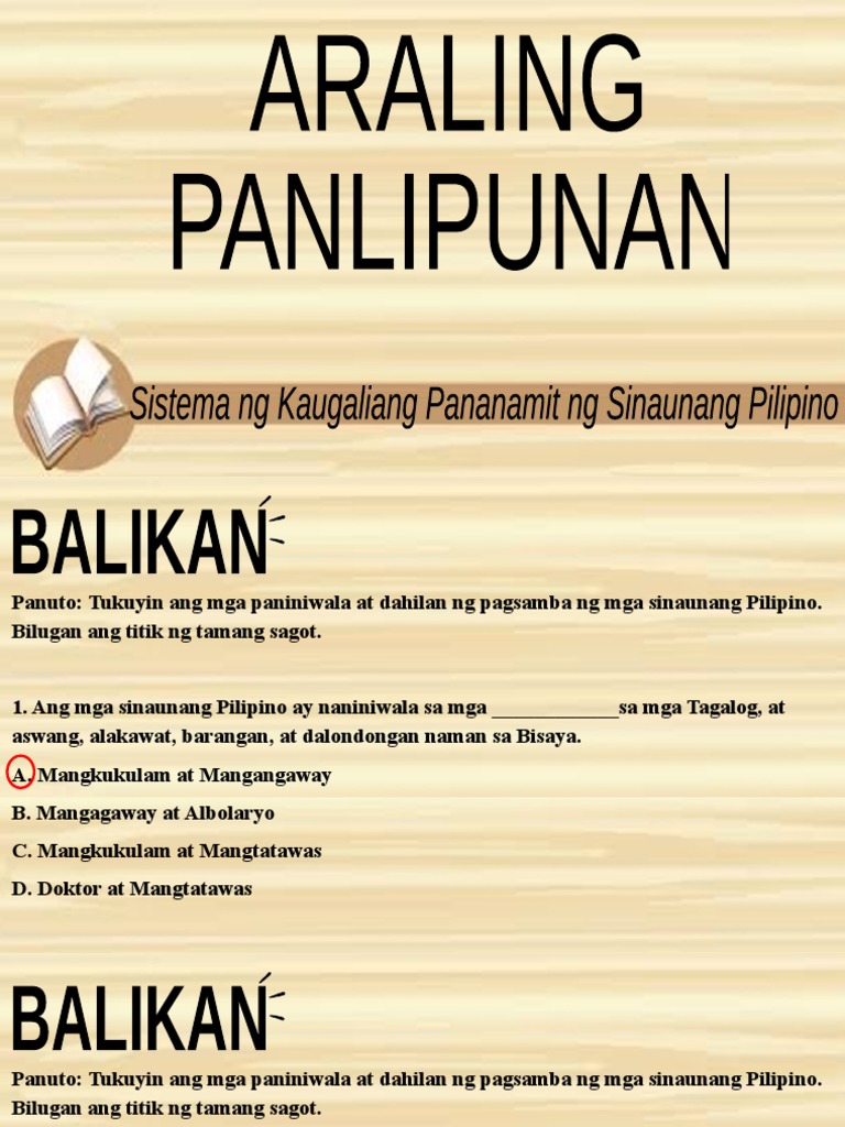 Sosyo - Kultural Pananamit at Palamuti) | PDF