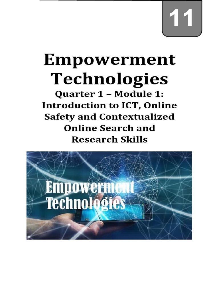 Empowerment Technology Module 1 1st Quarter | PDF | World Wide Web | Internet & Web