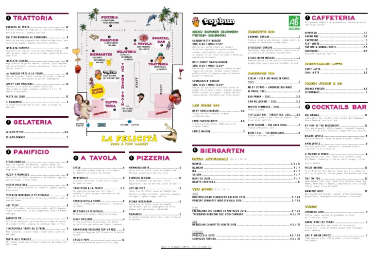 Menu Felicita Site 2 | PDF