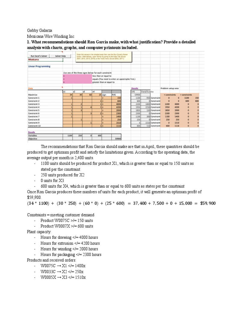 CH 7 Case Study | PDF | Economies | Business