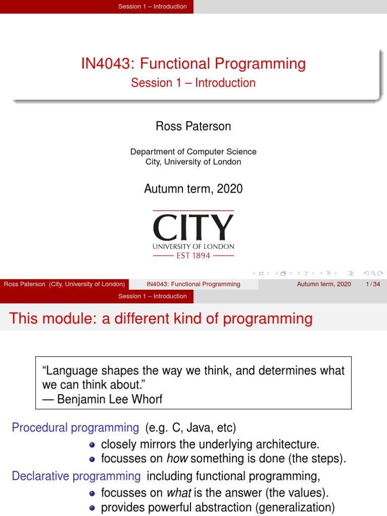 Functional Programming 2 | PDF | Functional Programming | Subroutine Functional Programming 2 | PDF | Functional Programming | Subroutine