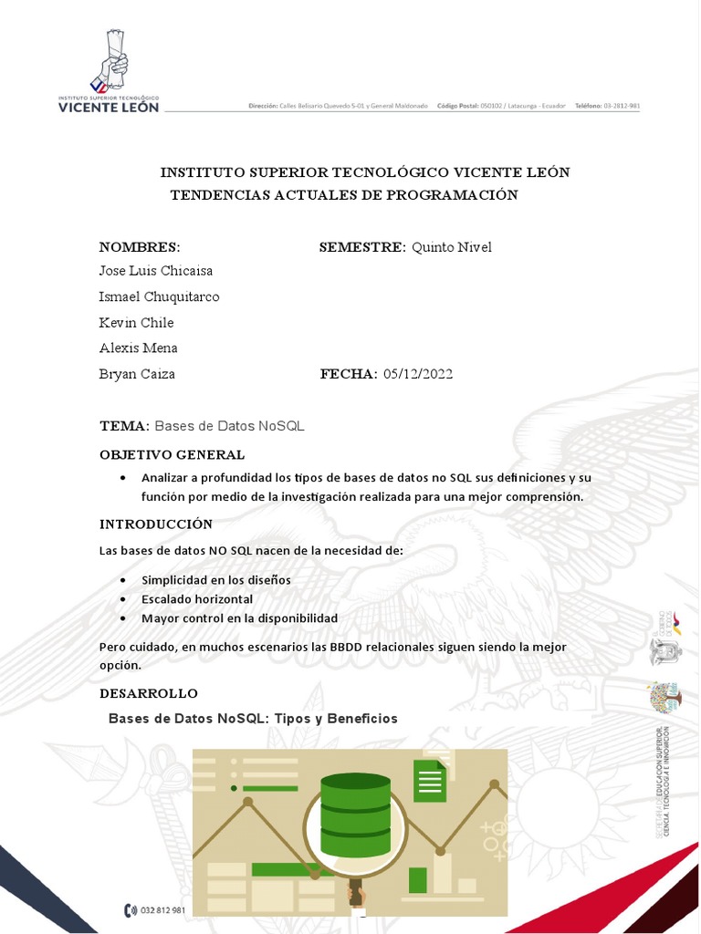 No SQL | PDF | No Sql | Mongo Db