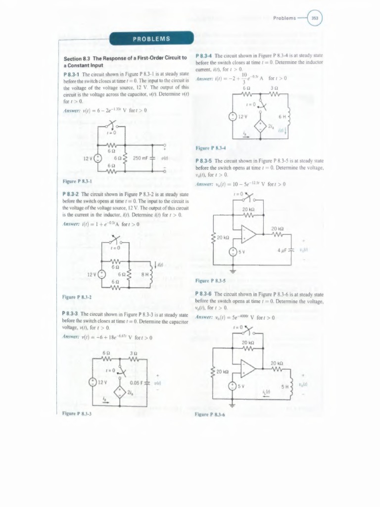 Dorf Chapter 8 | PDF | Electrical Network | Capacitor