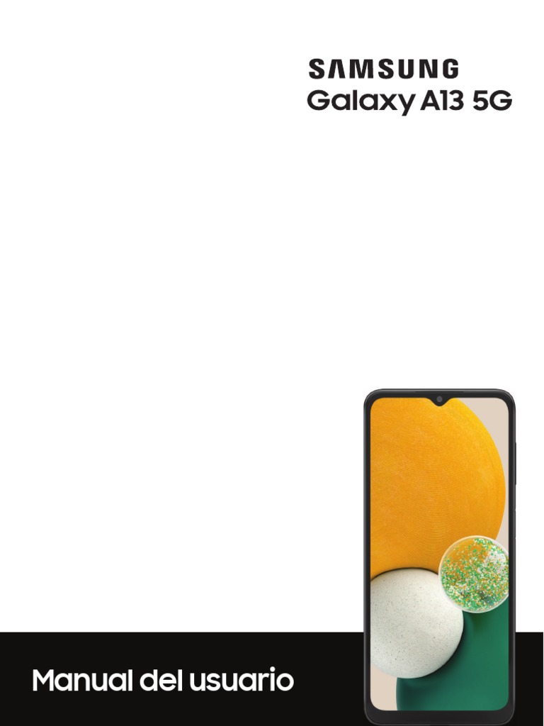 Manual de Usuario Sansung Galaxy A13 5G | PDF | Biometría | Teclado