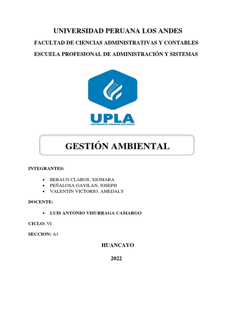 Sistema de Gestion Medioambiental (SGMA) - Ensayo | PDF | Entorno natural | Planificación