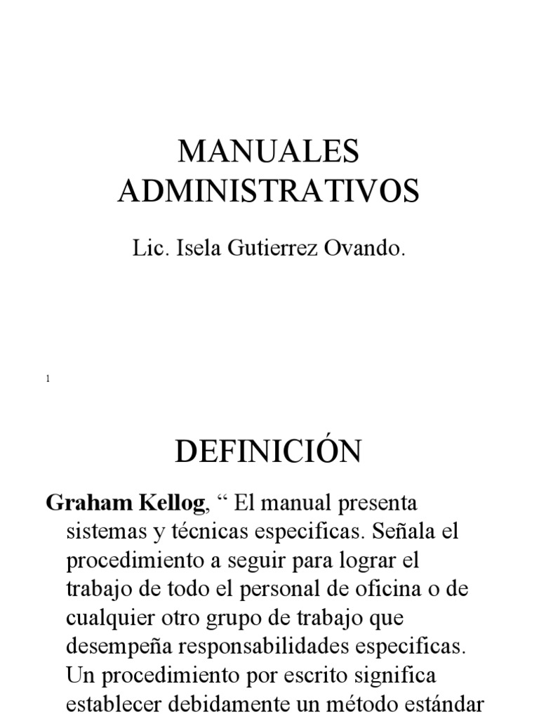 Manuales Administrativos | Descargar gratis PDF | Planificación