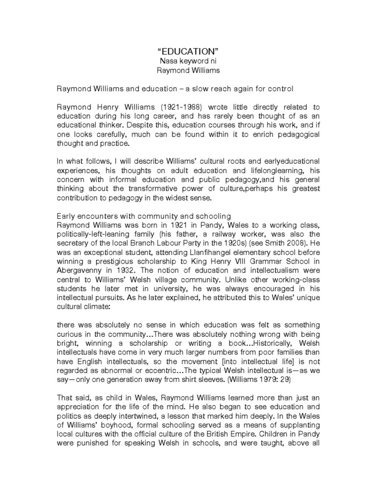 Education | PDF | Teachers | Pedagogy