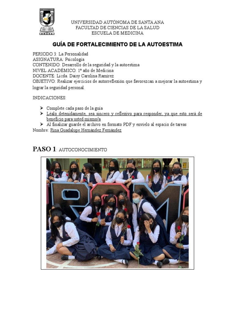 Guía de Autoestima | PDF | Autoestima
