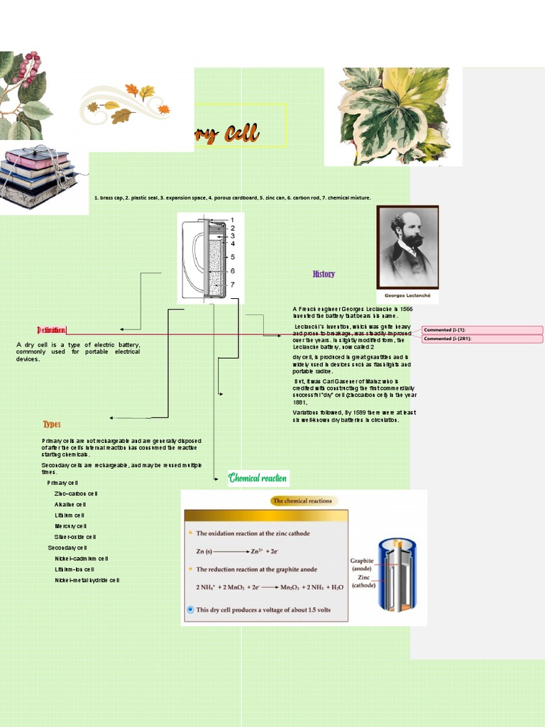 Dry Cell | PDF | Rechargeable Battery | Materials