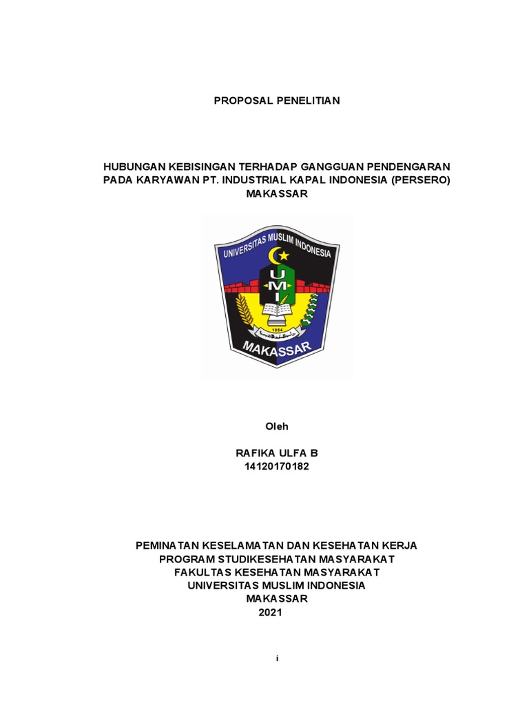 4 Proposal - Rafika - Ulfa - B-Fix-1 | PDF