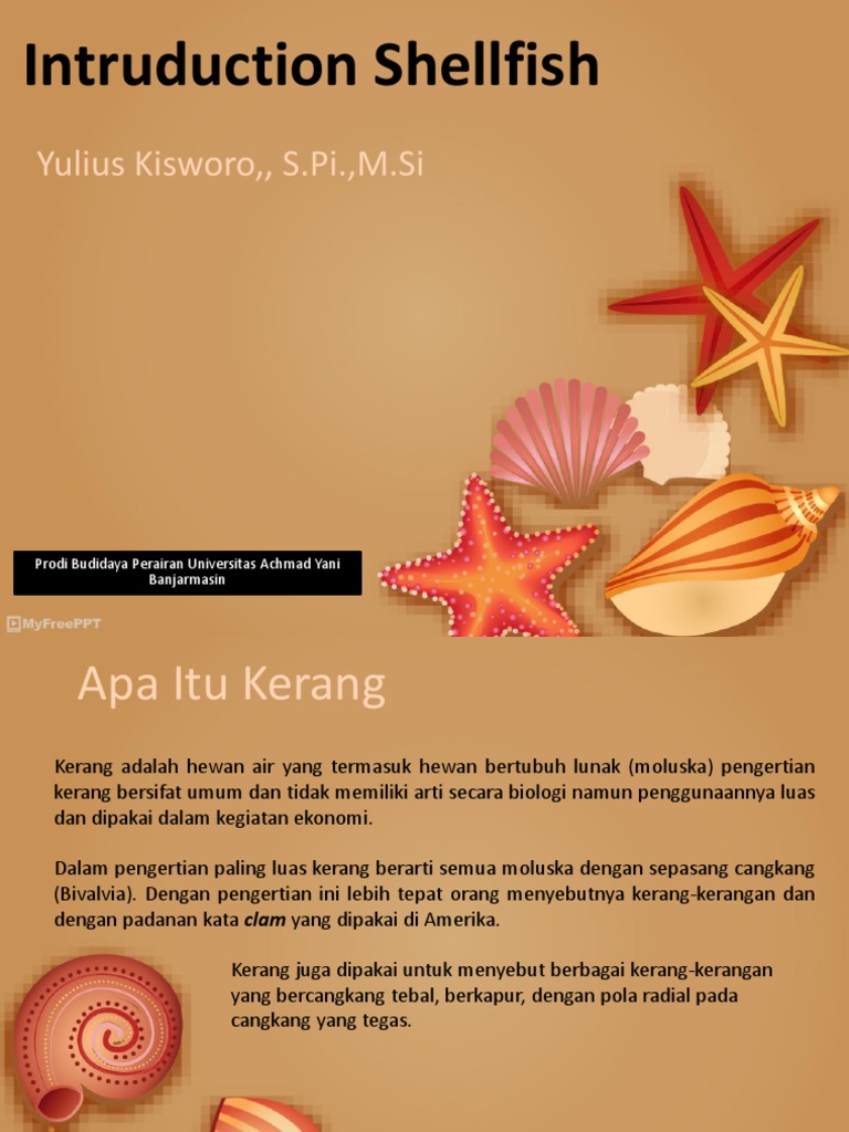 Introduction Shellfish 1 | PDF