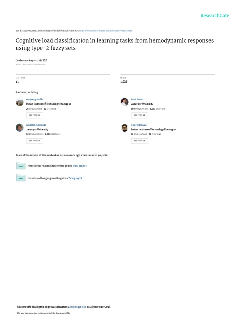 Classifying cognitive load in learning tasks using fNIRS | PDF | Prefrontal Cortex ...