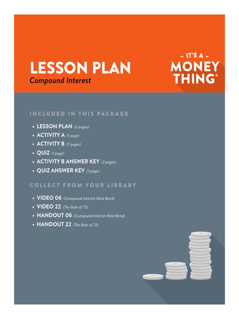 Lesson Plan Package 06 Compound Interest US | PDF | Interest | Compound ...