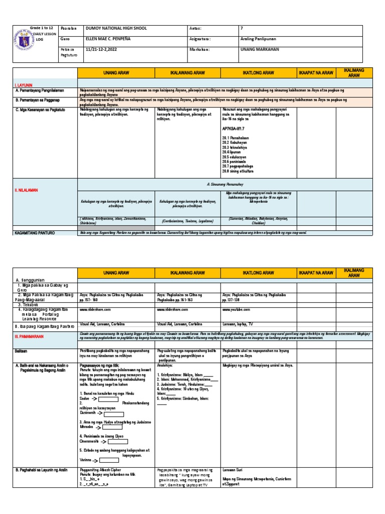 DLL-ARAL - PAN7 Week3 | PDF