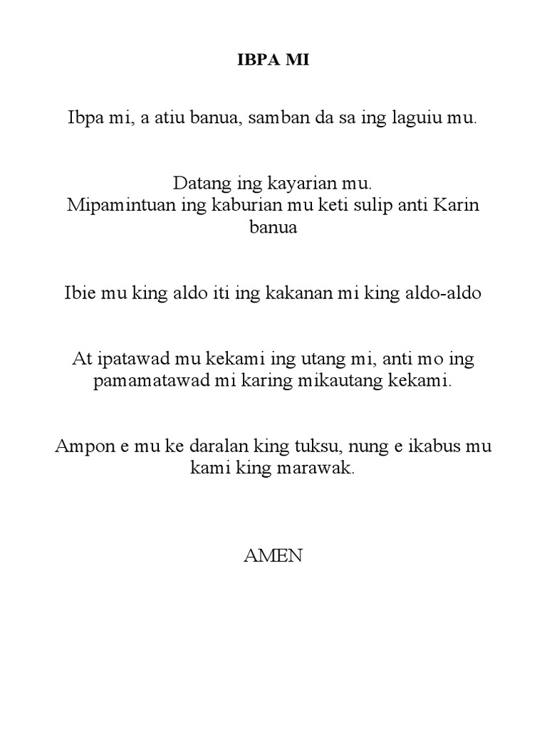 Aldo Pulong Centro | PDF