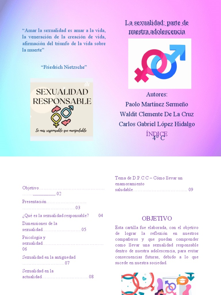 Plantilla Cartilla Informativa | PDF | La sexualidad humana | Sicología