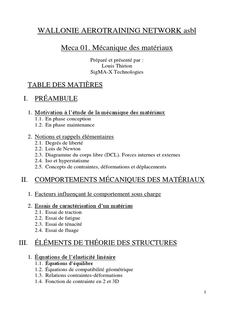 Meca 1 | PDF | Fragilité | Déformation plastique