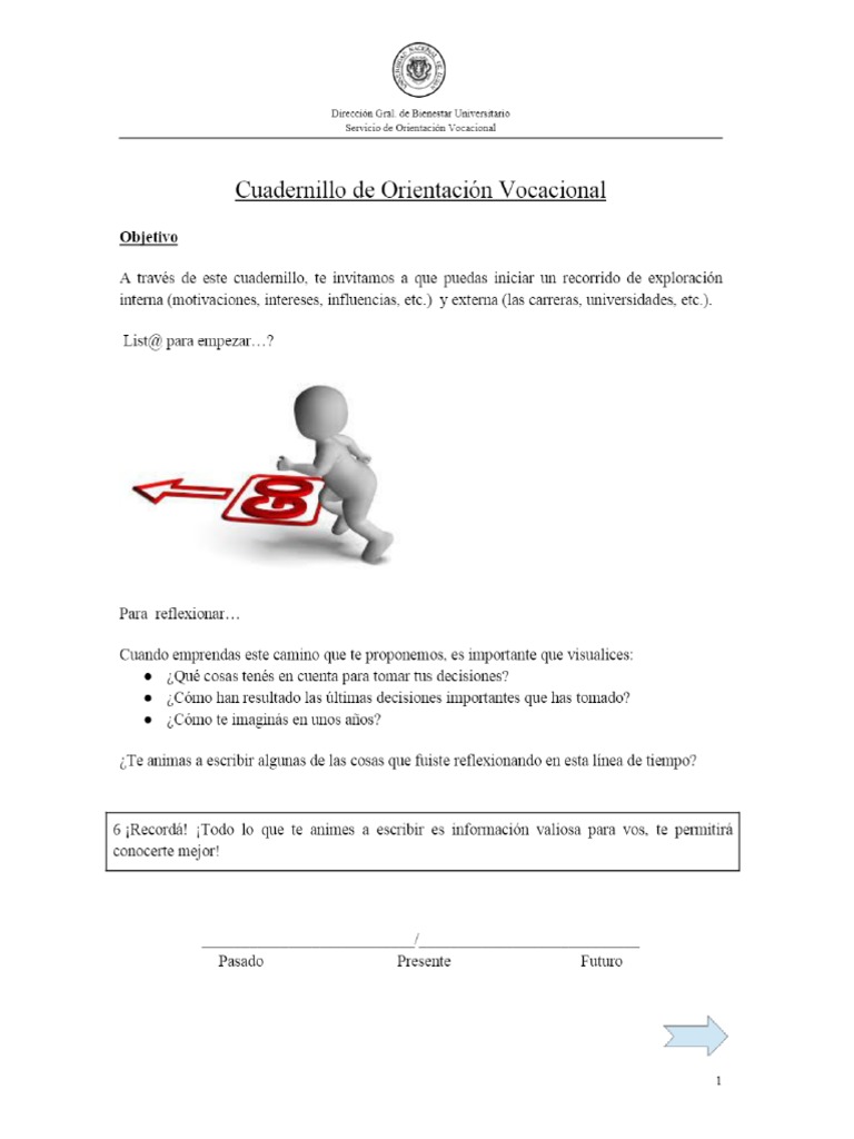 Cuadernillo de Orientación Vocacional - PDF Descargar Libre | PDF