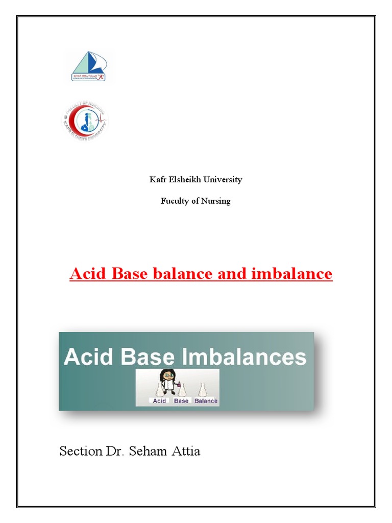 ACID Base Balance and Imbalance | PDF