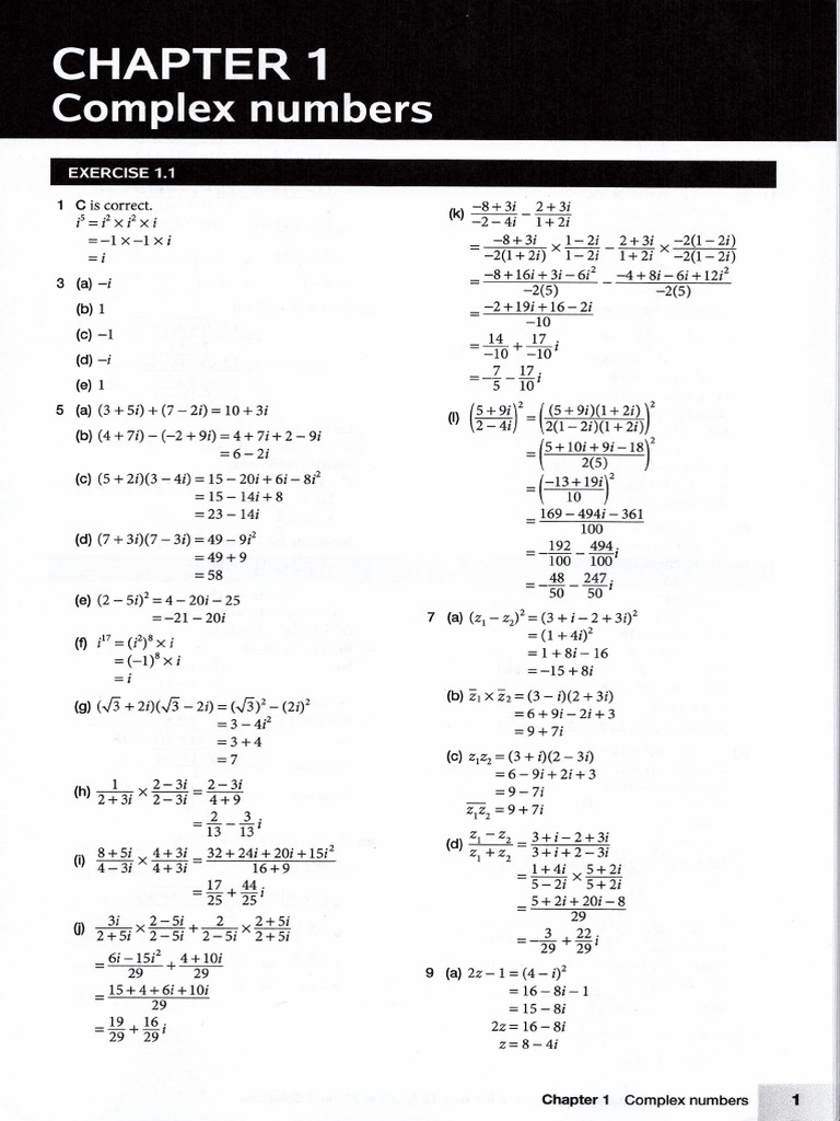 Complex Numbers Worked Solutions Student Ed | PDF | Functions And Mappings | Mathematical Relations