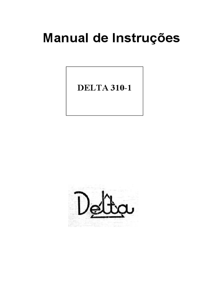 Componentes Delta 310 | PDF | Equipamento | Equipamento elétrico