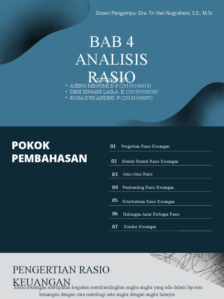 Analisis Rasio | PDF | Bisnis | Pengelolaan Keuangan & Uang