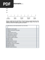 Sleep Quality Questionnaire | PDF | Sleep | Physiology