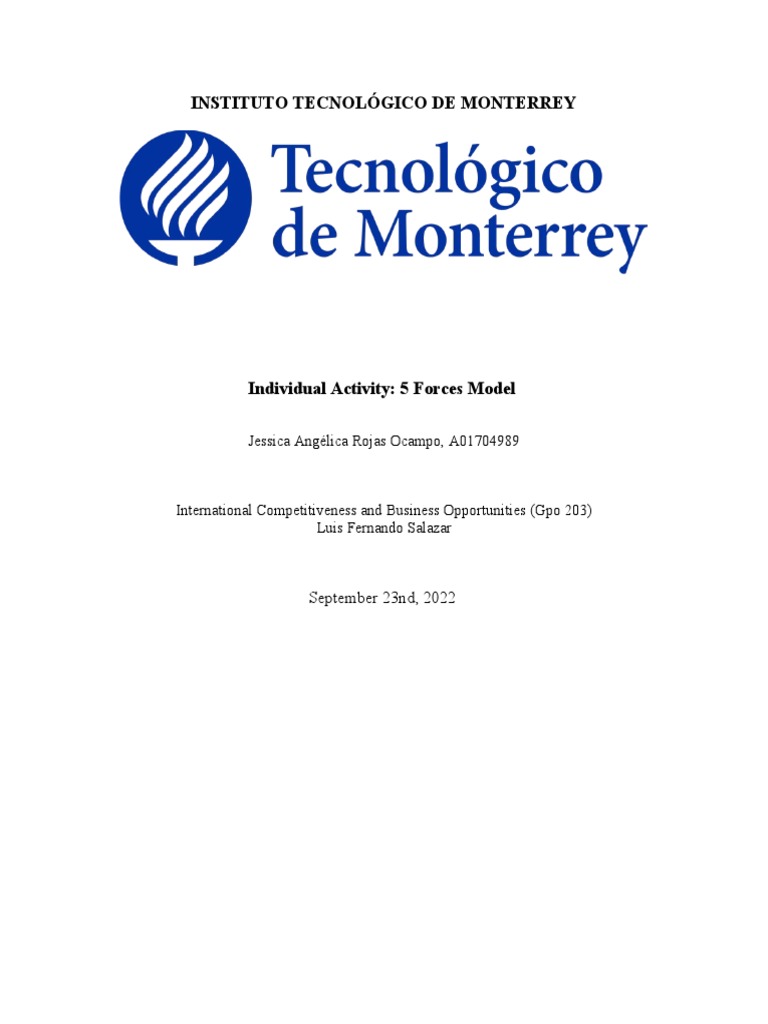 5 Forces Pother | PDF