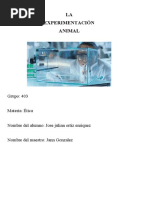 Ensayo - La Experimentación Animal | PDF | Pruebas en animales ...