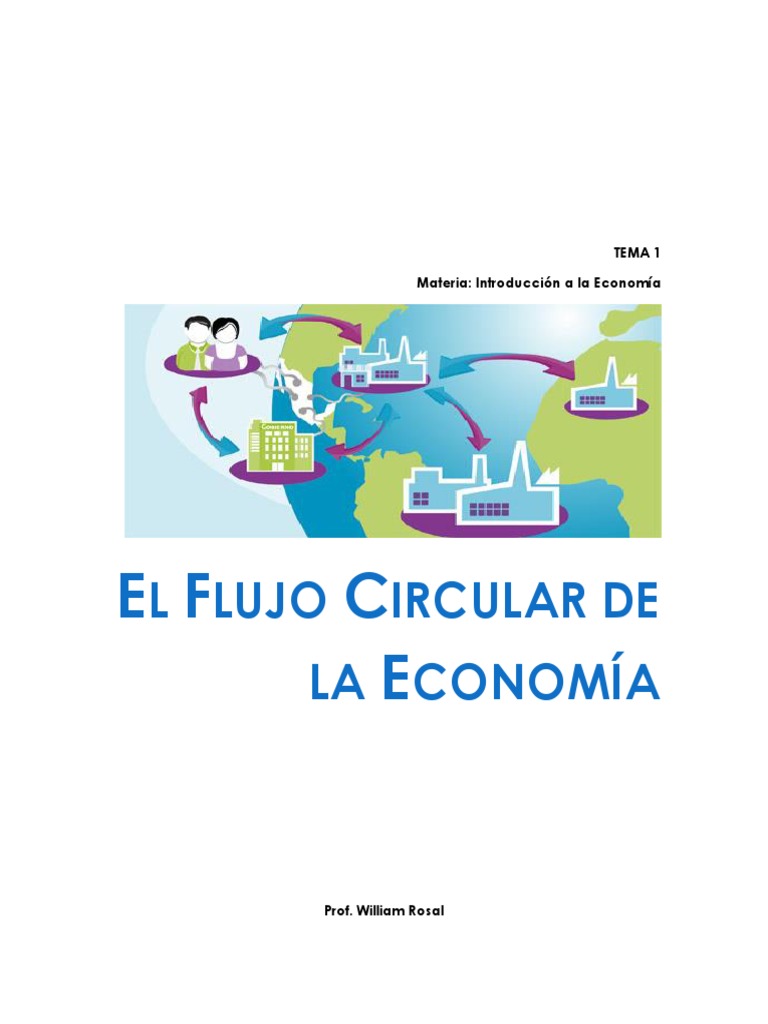 Tema 1 Flujo Circular | PDF | Macroeconómica | Inversiones