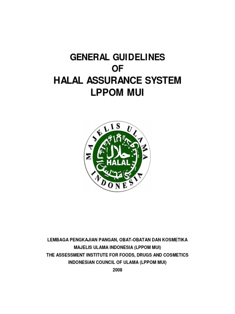 General Guidelines of Halal Assurance Sy | PDF | Audit | Internal Audit